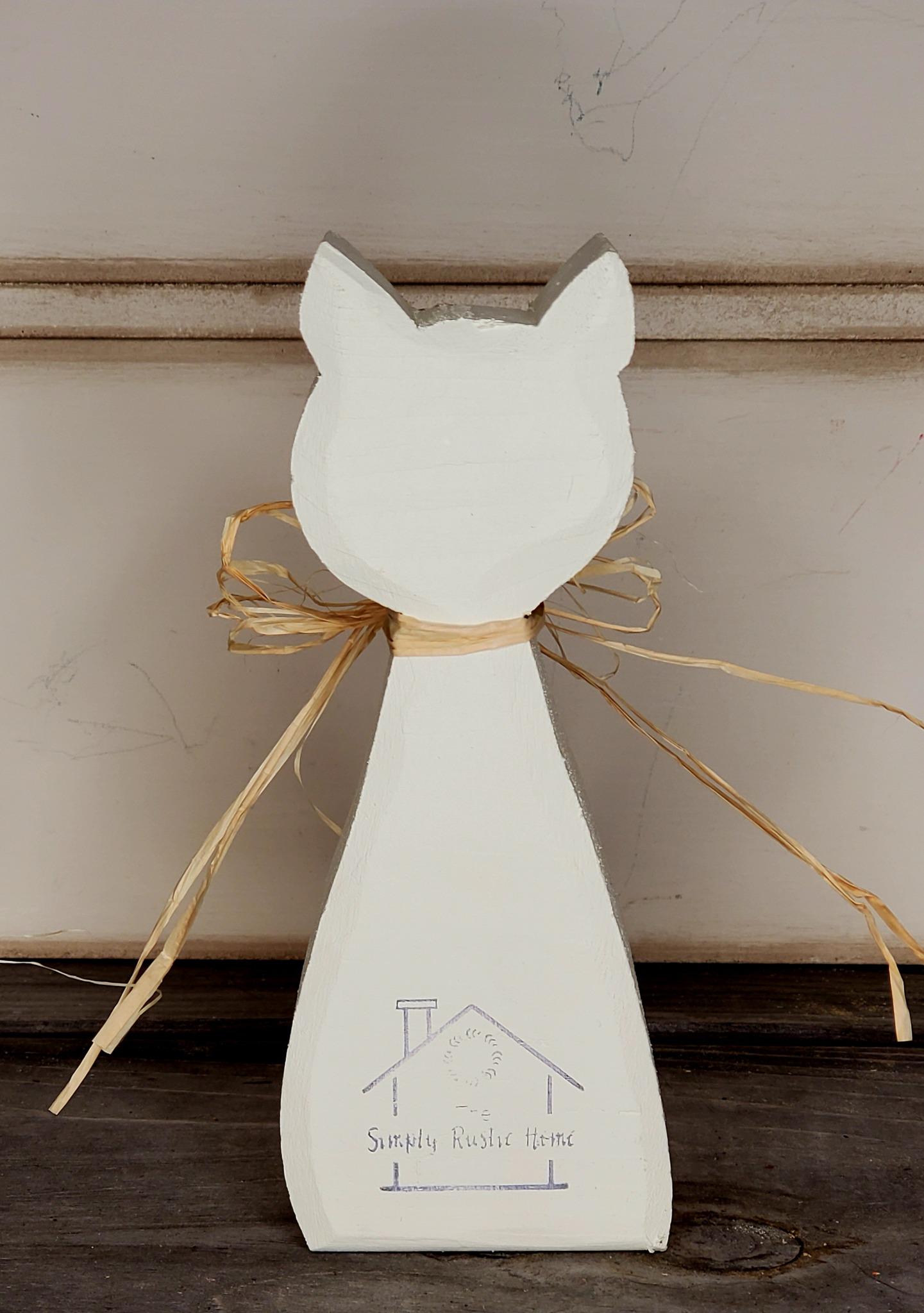 Halloween Decor Wood Pumpkin Wood Cat Halloween Tier Tray Decor Black ...