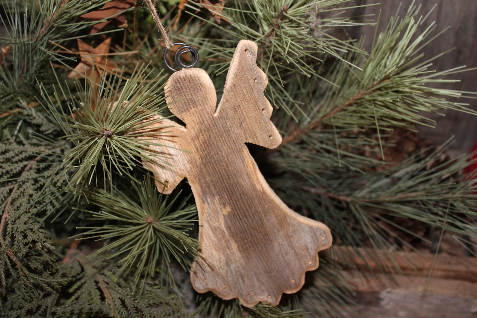 Primitive Wood Angel Ornament Rustic Wood Angel Farmhouse - Etsy Canada