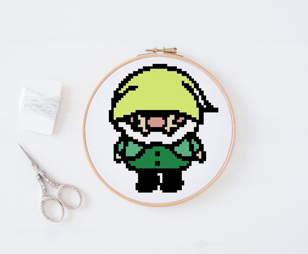 Gnome Cross Stitch Pattern, Gonk Pattern, Digital Download, Face Cross ...