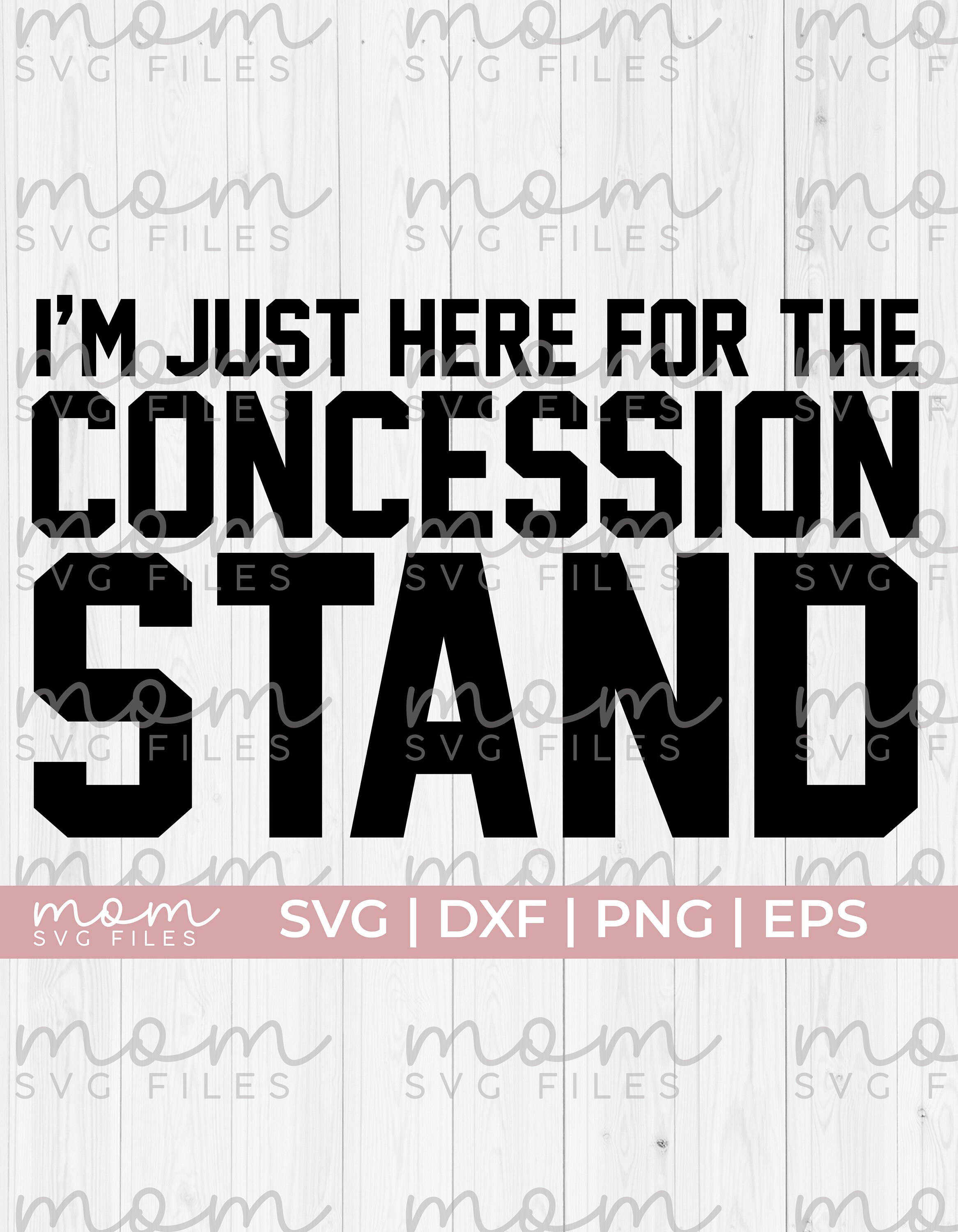 Concession Stand Svg Sports Mom Svg Baseball Mom Svg - Etsy Canada