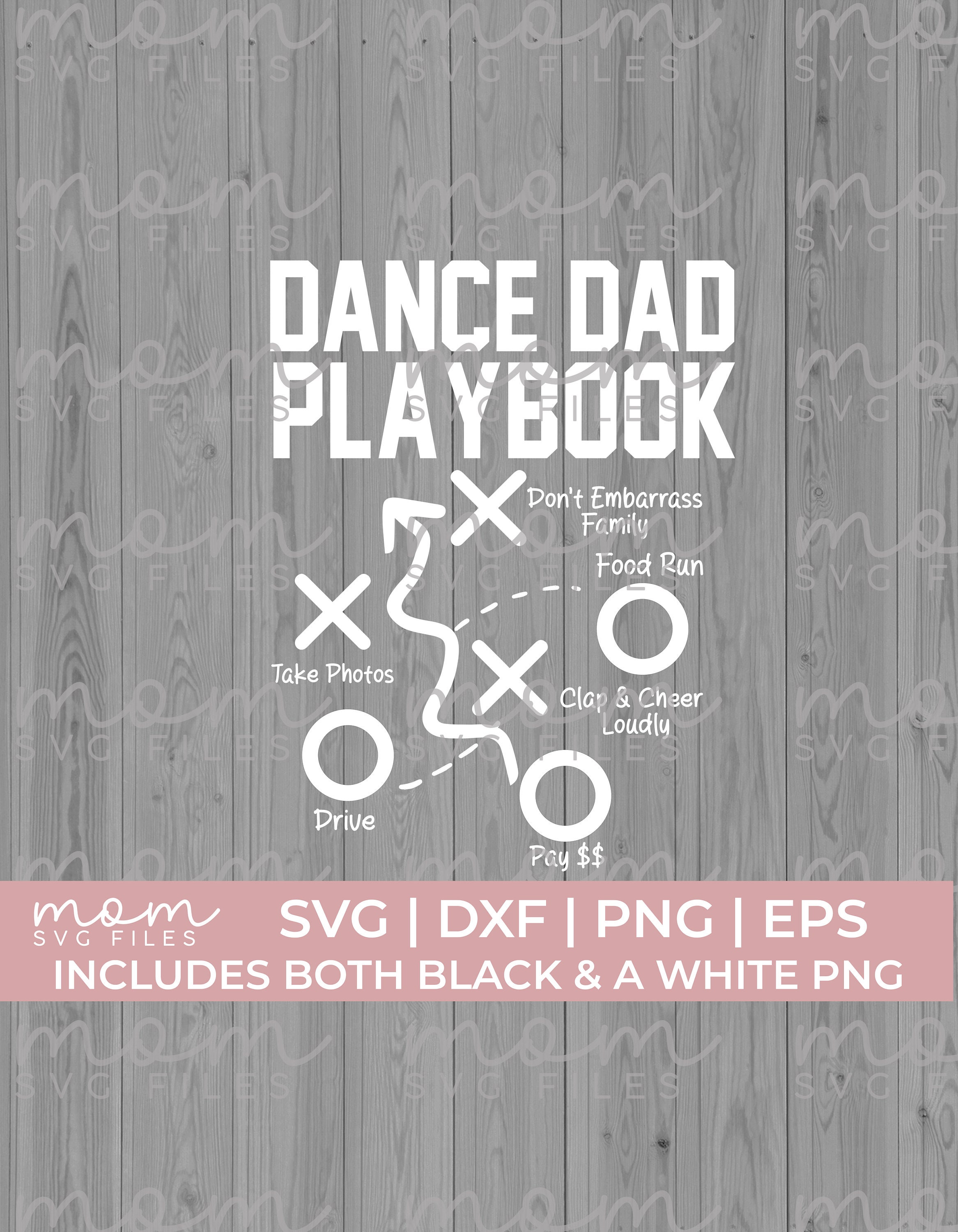 Dance Dad Playbook Svg, Dance Dad Svg Png, Dance Dad Shirt Svg, Funny ...
