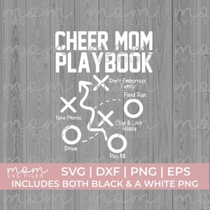 Cheer Mom Svg Png, Cheer Mom Playbook Svg, Cheer Mama Svg Png, Cheer ...