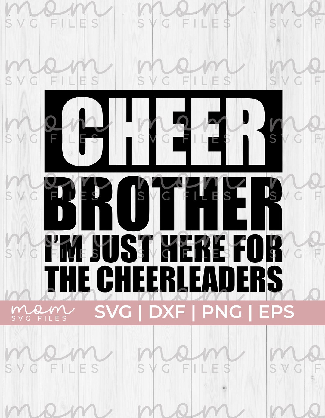Cheer Brother Svg Png, Cheer Bro Svg Png, Cheer Brother I'm Just Here ...