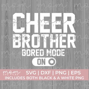 Cheer Brother Svg Png, Cheer Bro Svg Png, Cheer Brother Bored Svg ...
