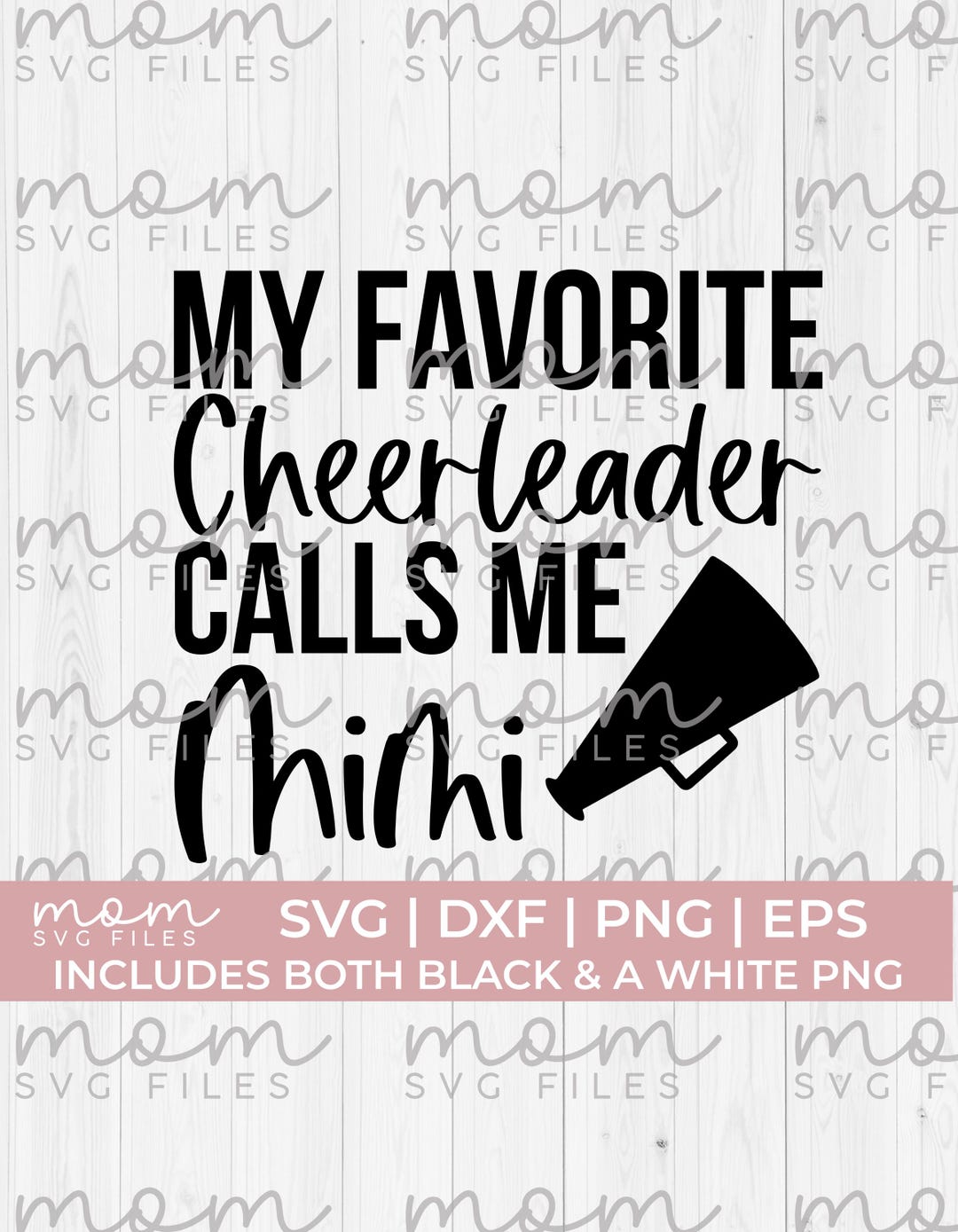 Cheer Mimi Svg Png, Cheerleader Mimi Svg, My Favorite Cheerleader Calls ...
