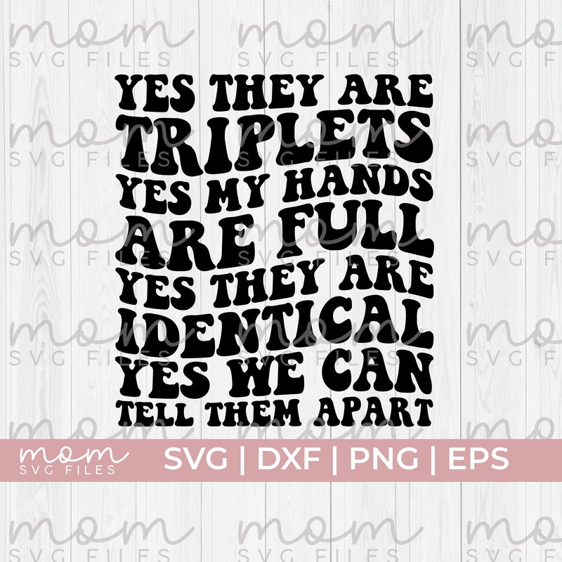 Triplet Mom Shirt - Etsy