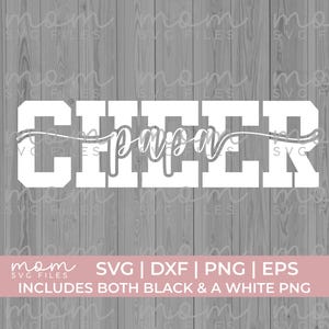 Cheer Papa Svg Png, Cheer Grandpa Svg Png, Cheerleader Svg Png, Cheer ...