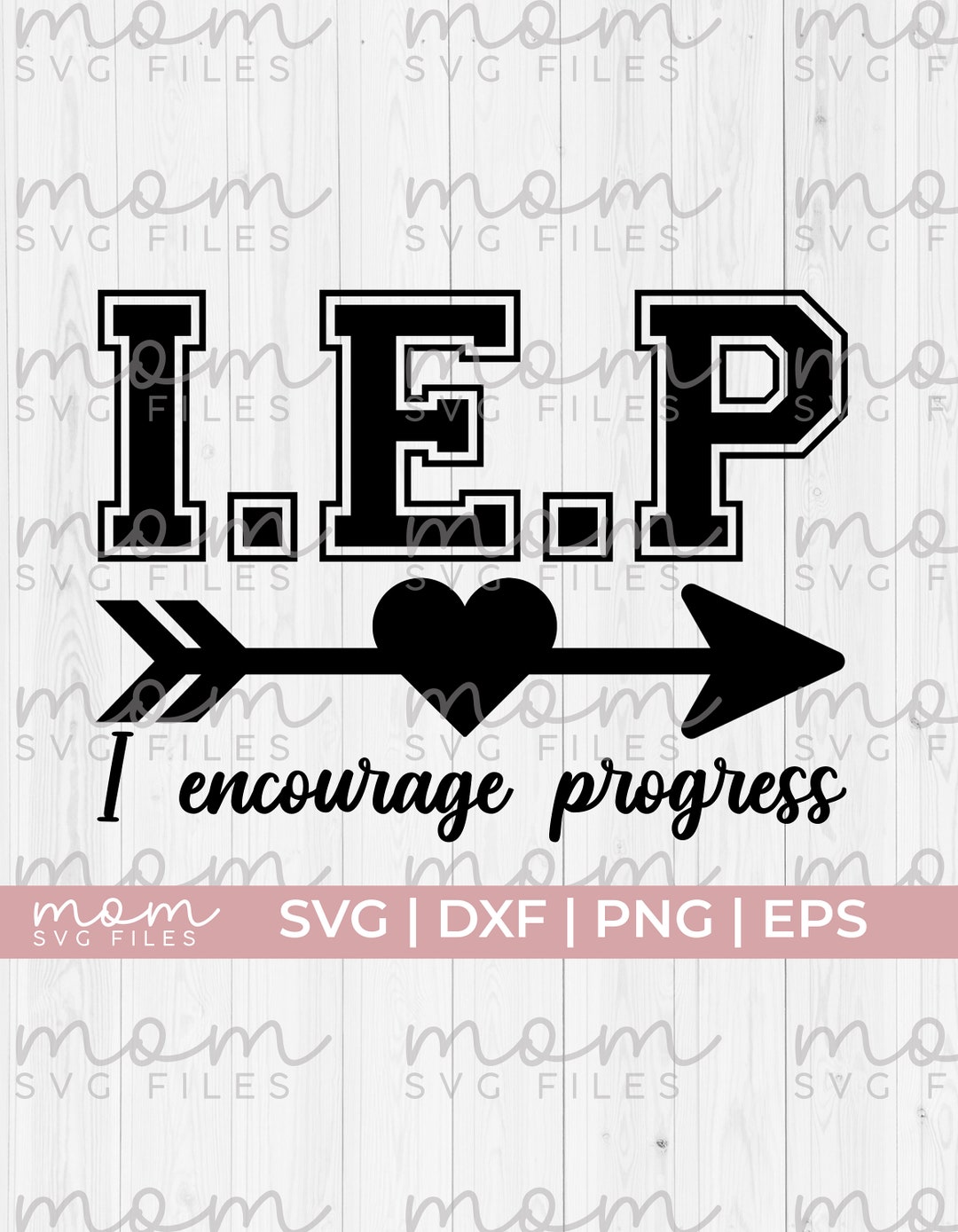 IEP Svg Special Education Svg I Encourage Progress Svg - Etsy