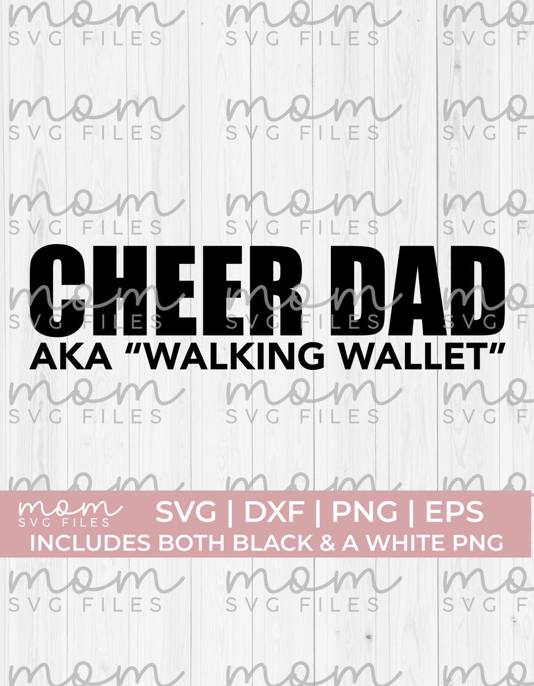 Cheer Dad Svg Png, Cheer Dad AKA Walking Wallet Svg, Funny Cheer Dad ...