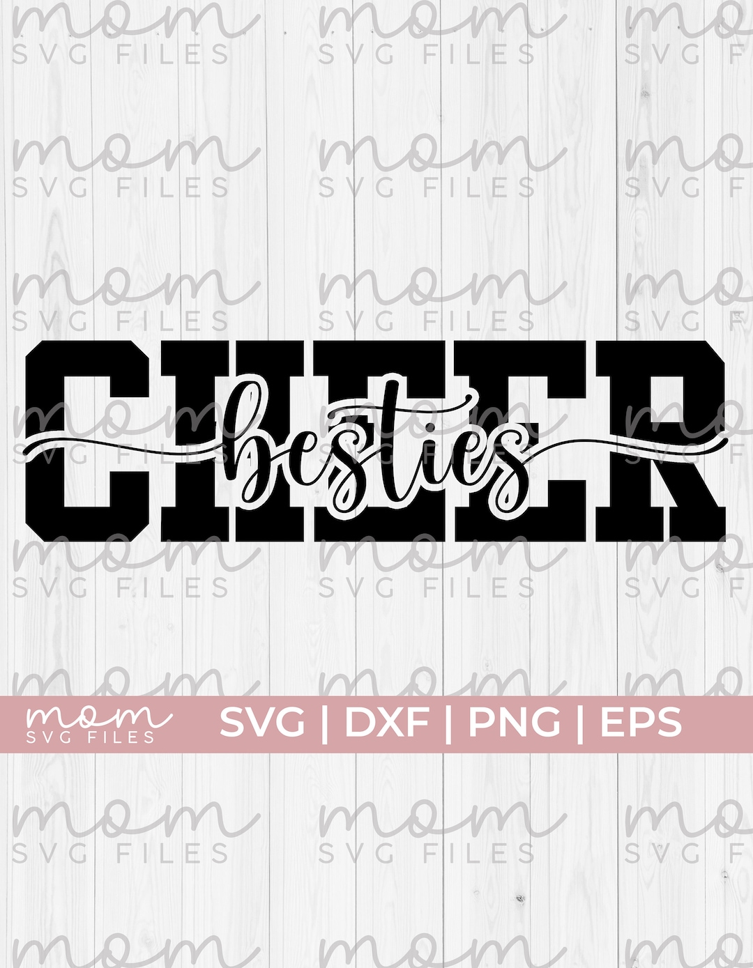 Cheer Besties Svg, Cheer Vibes Svg, Wavy Text Svg, Cheer Squad Svg ...