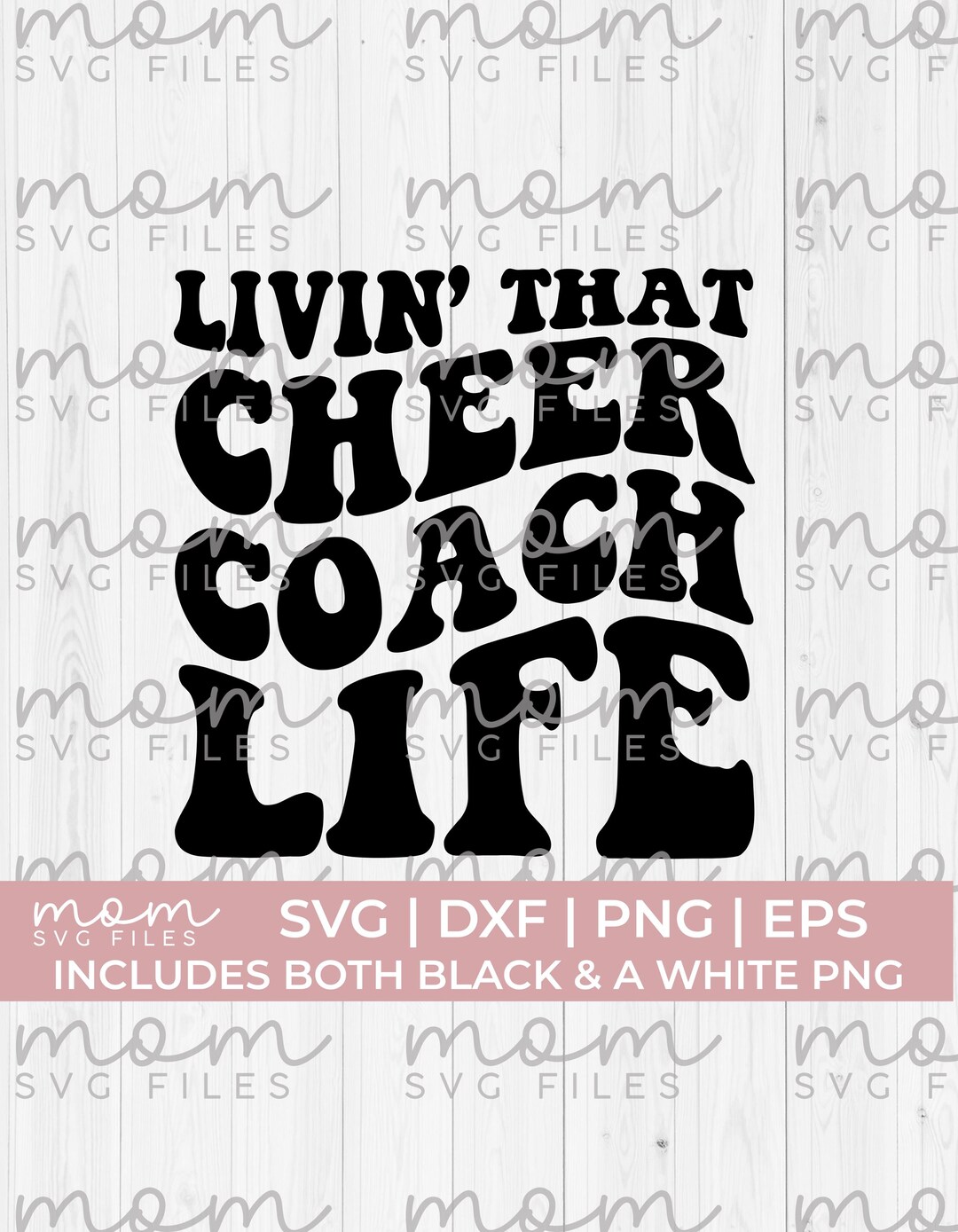 Cheer Coach Svg Png, Livin That Cheer Coach Life Svg, Cheer Svg Png ...