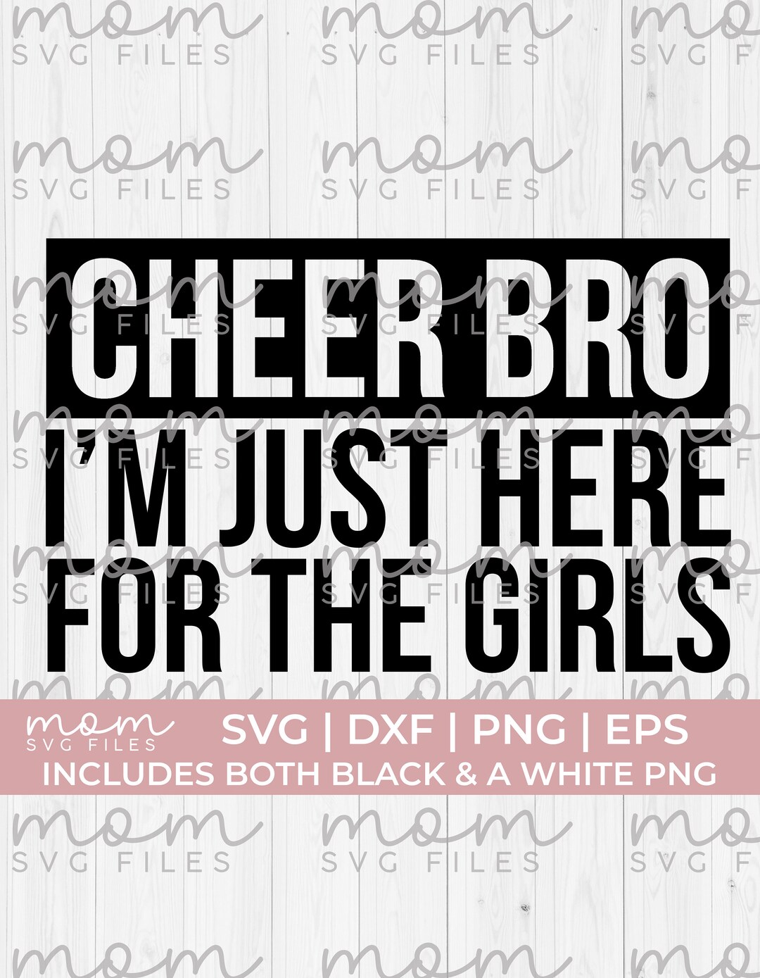 Cheer Brother Svg, Cheer Bro Svg Png, I'm Just Here for the Girls Svg ...
