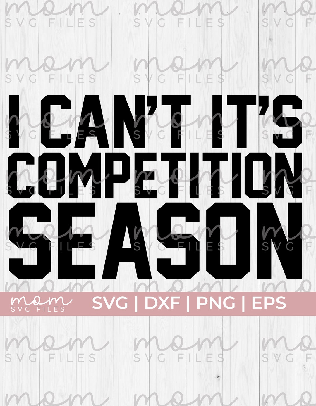 Cheer Competition Svg, I Can't Its Competition Season Svg, Cheerleader ...
