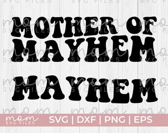 Mother's of Mayhem Svg - Etsy Israel