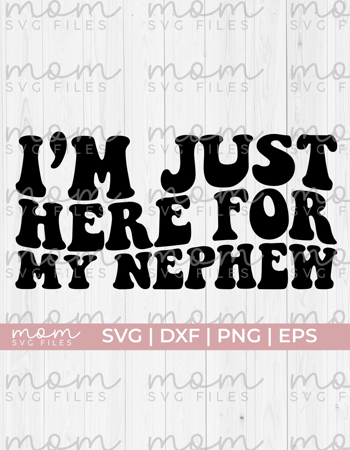 I'm Just Here for My Nephew Svg Aunt Svg Auntie Svg - Etsy