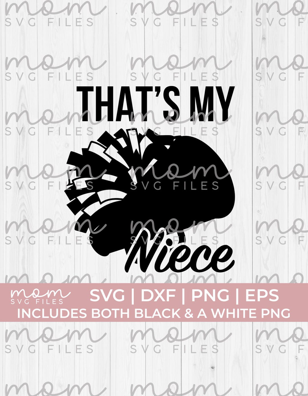 Thats My Niece Svg Png, Cheer Aunt Svg, Cheer Svg File, Cheer Family ...