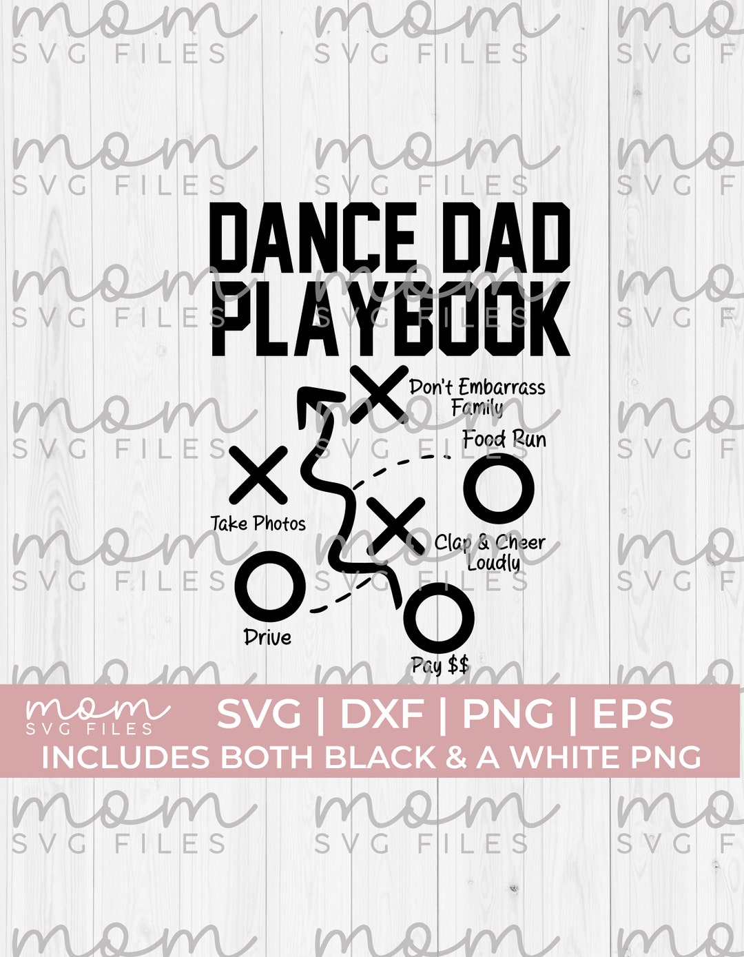 Dance Dad Playbook Svg, Dance Dad Svg Png, Dance Dad Shirt Svg, Funny ...
