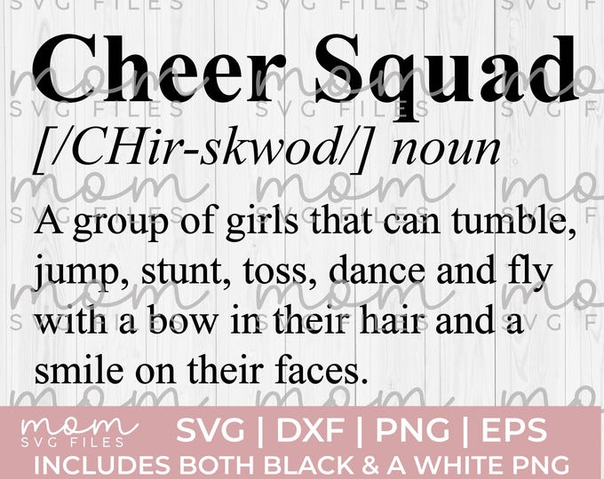 Cheer Squad Svg, Cheer Svg, Front and Back Cheer Svg, Retro Cheer Svg ...