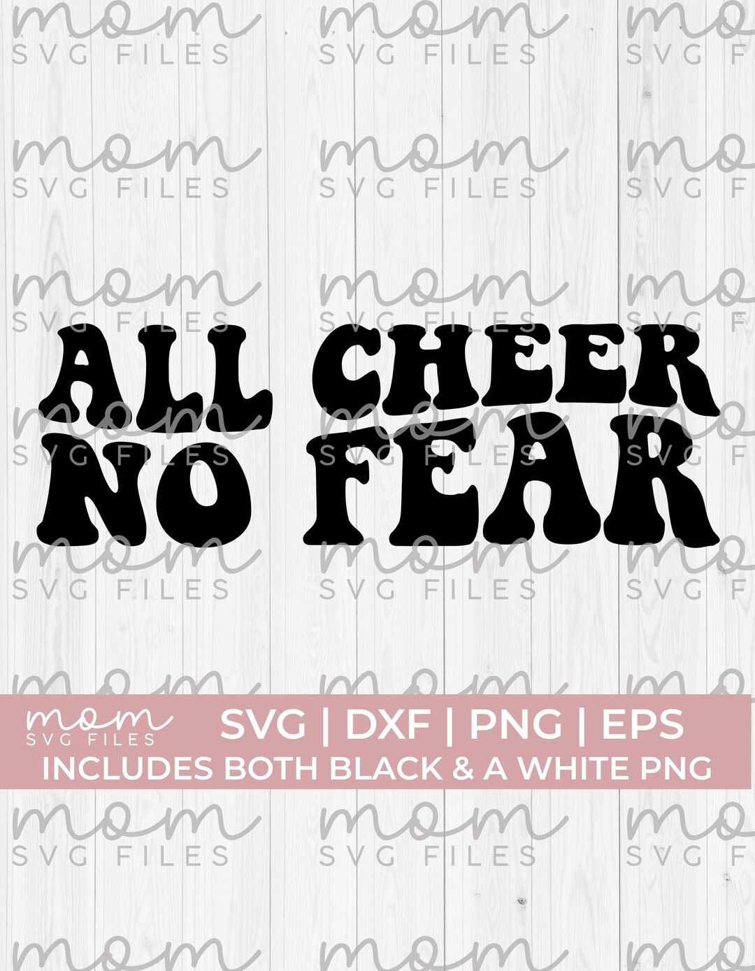 Cheer Svg Png, All Cheer No Fear Svg, Cheerleader Svg, Cheerleading Svg ...
