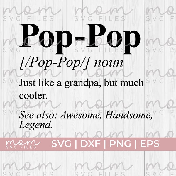 Pops Svg - Etsy