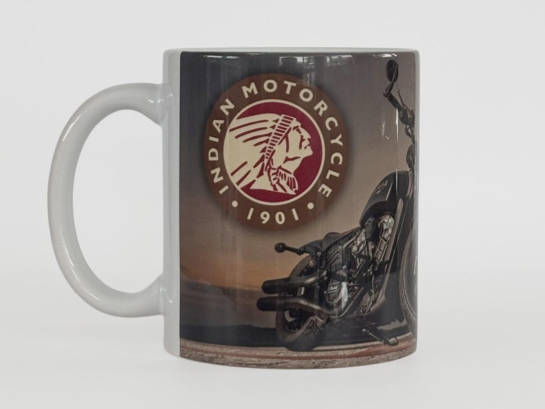 Indian Motorcycle Mug - Inspired by Indian Motorcycle - Etsy