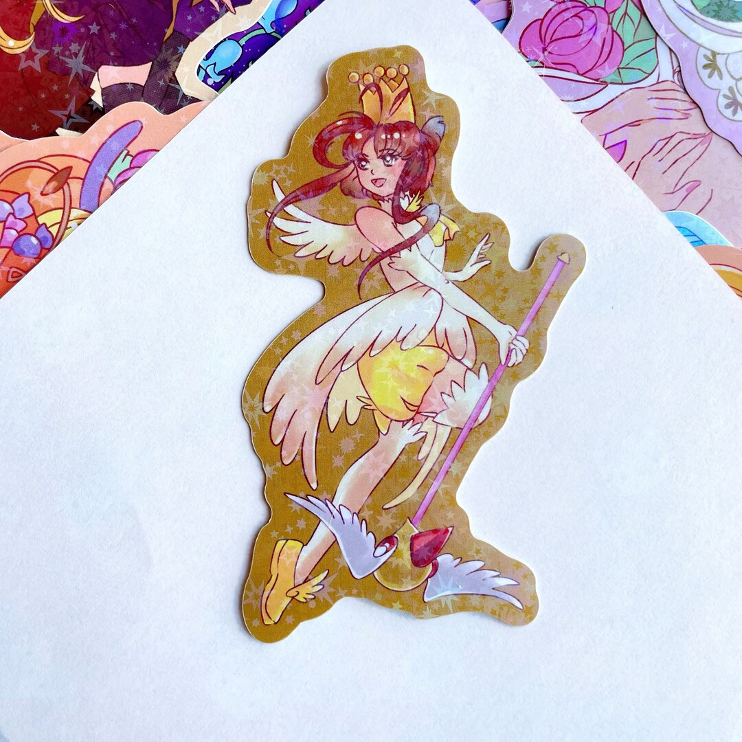 Card Captor Sakura, Large, Die-cut, Vinyl Sticker Stickers for Journal ...