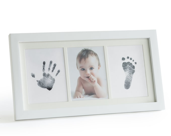 Mess-free Ink Baby Footprint & Handprint Picture Frame Kit - Etsy