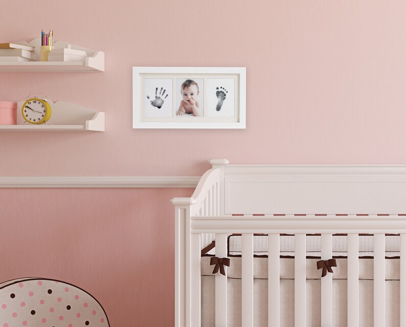 Mess-free Ink Baby Footprint & Handprint Picture Frame Kit - Etsy