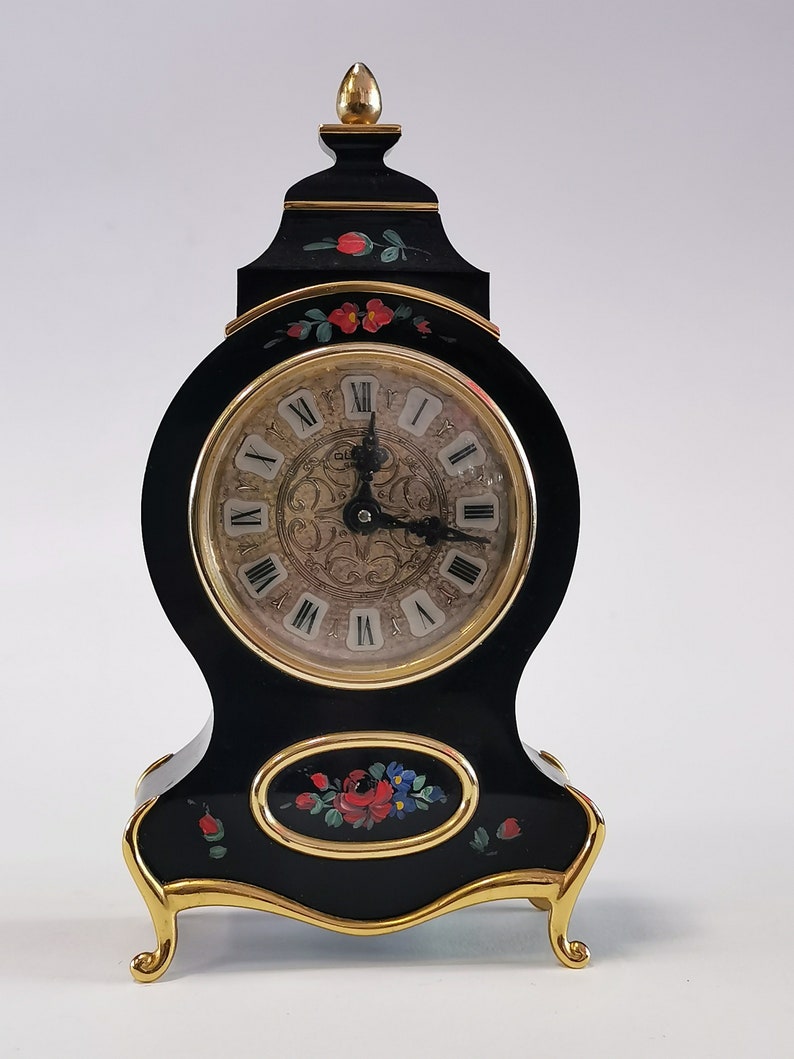 Vintage Table or Mantel Clock Manufactured Mini - Etsy