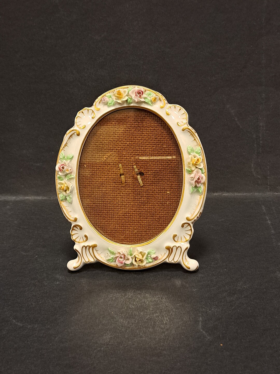 Vintage Porcelain Frame, Hand Painted - Etsy