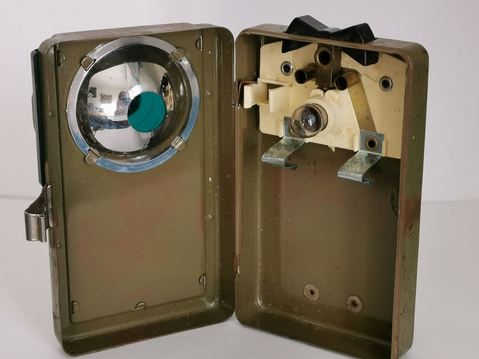 Vintage Berec Flashlight Military Pocket Signal Red/green - Etsy UK