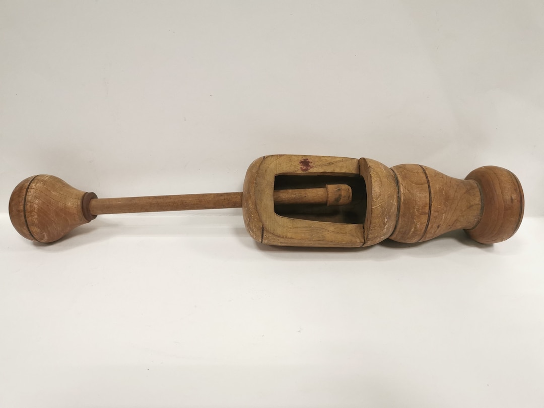 Vintage Wooden Wine Bottle Corker, Corking Tool , Cork Device for Wine ...