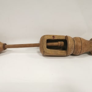 Vintage Wooden Wine Bottle Corker, Corking Tool , Cork Device for Wine ...