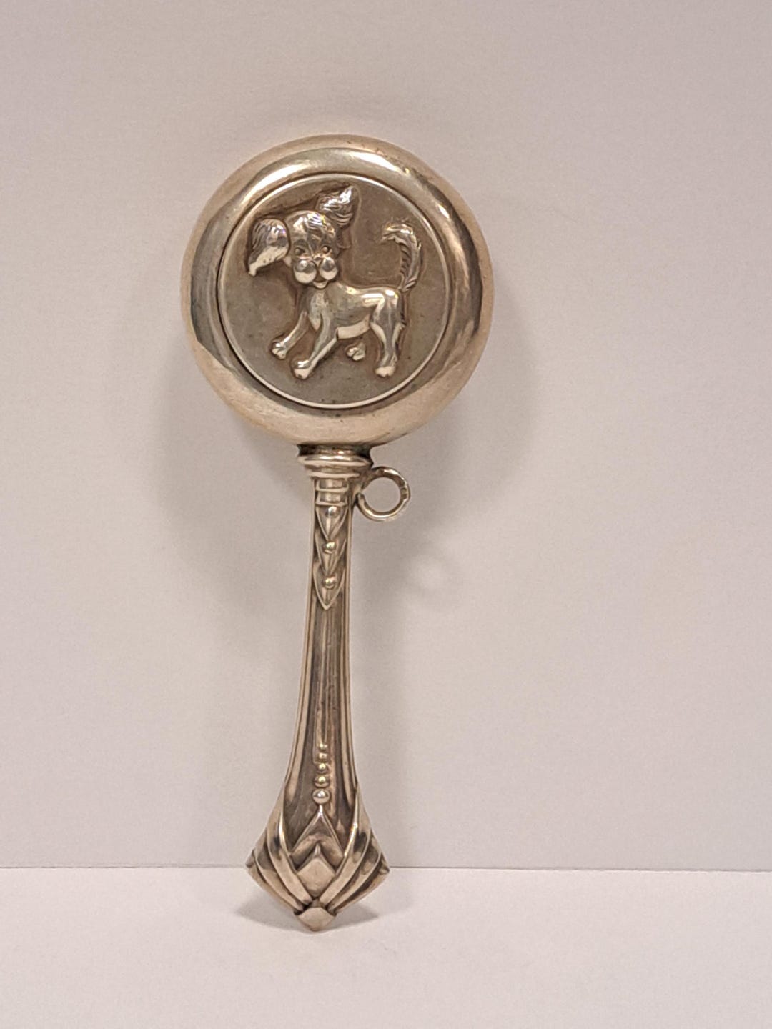 Vintage Baby Rattle Sterling Silver - Etsy