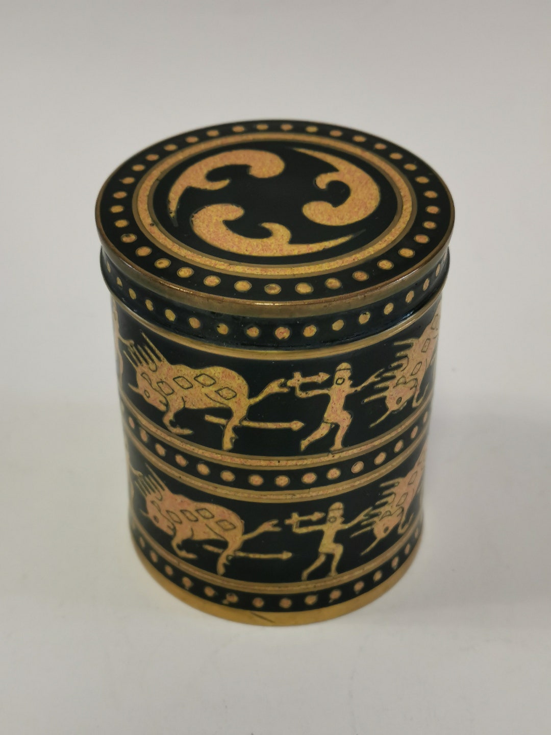 Antique Chinese Cloisonné Box, Enameled Brass Manual Work - Etsy