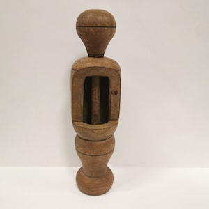 Vintage Wooden Wine Bottle Corker, Corking Tool , Cork Device for Wine ...