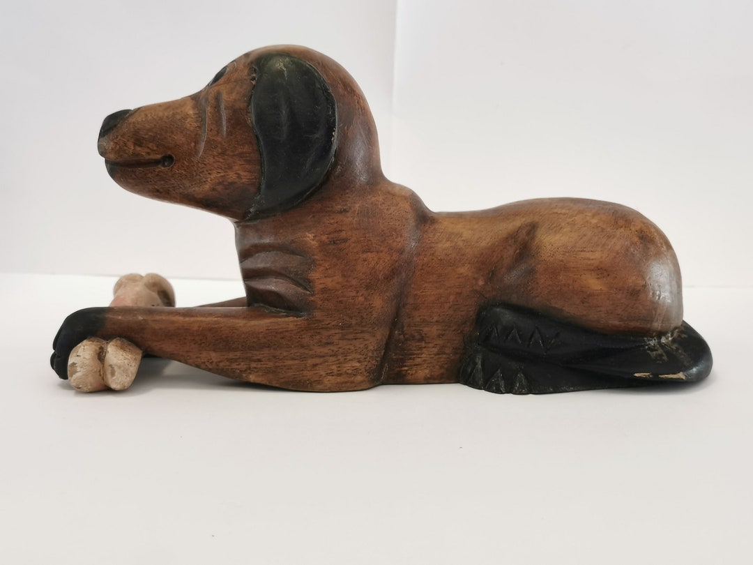 Hand Carved Wooden Dachshund Dog, Dog Lovers - Etsy
