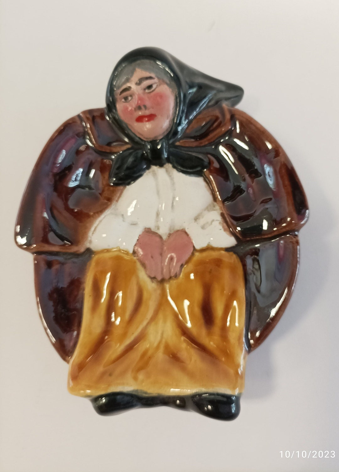 Vintage Handmade Clay Figurine - Etsy
