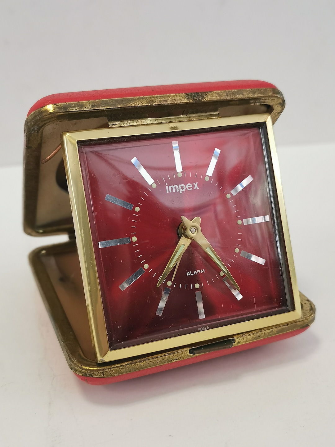 Vintage Travel Alarm Clock -impex, 70s , Vintage Decor - Etsy