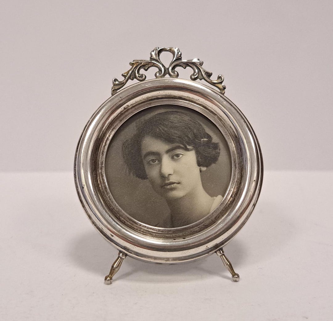 Antique Sterling Silver Photo Frame ,1940s - Etsy
