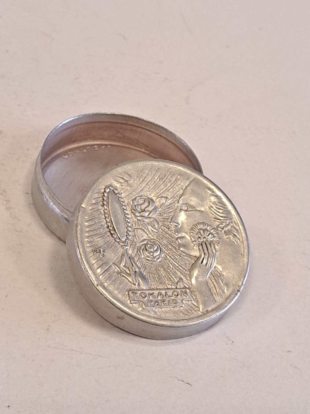 Vintage Art Nouveau Trinket Box, Antique Pill Box - Etsy