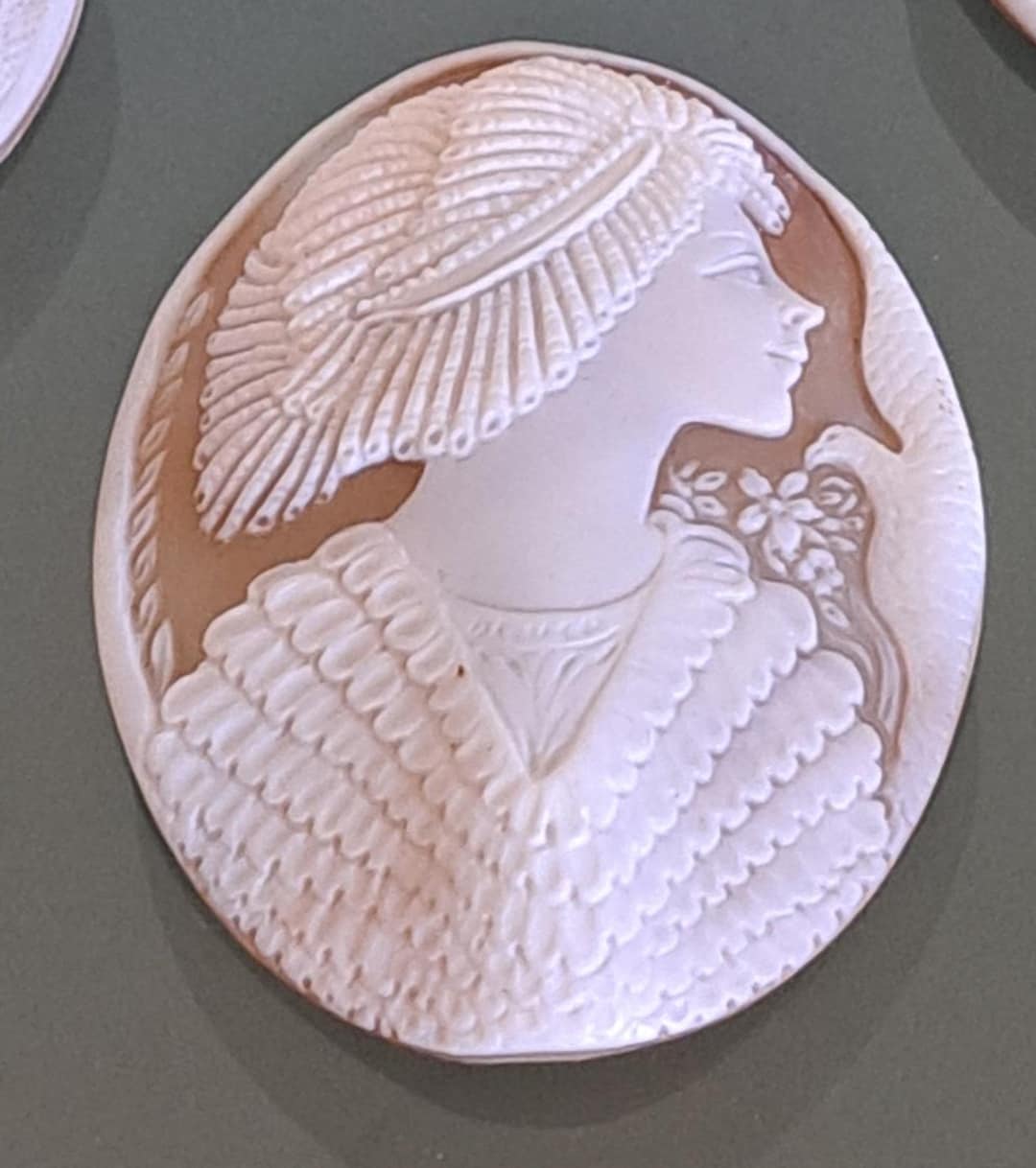 Vintage Shell Cameo , Italian Cameo Jewelry , Donadio Cameo Shell - Etsy