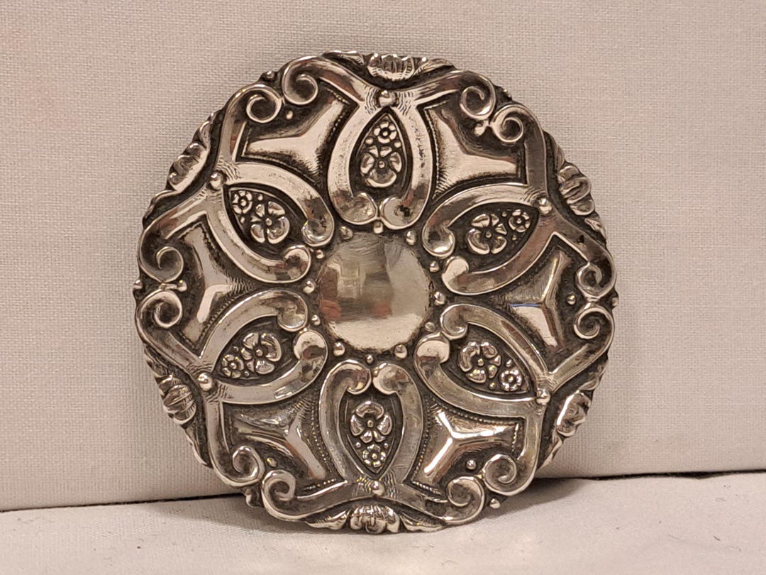 Antique Sterling Silver Small Tray, Portuguese Hallmarks, Collectible ...