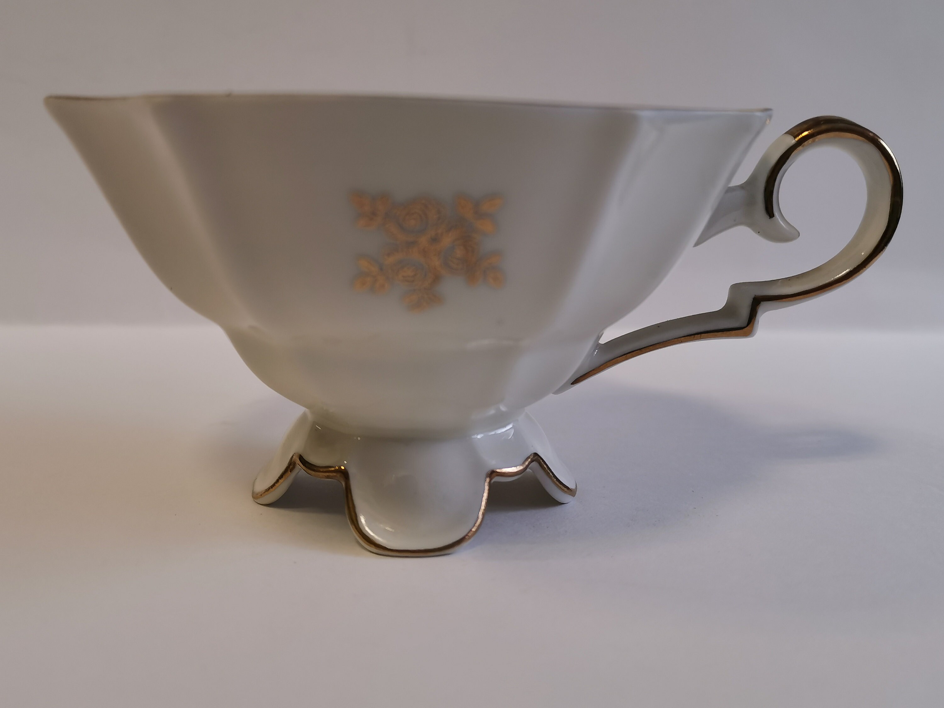 Antique Tea Cup Bavaria Made in Wertern Germany Yellow and | Etsy