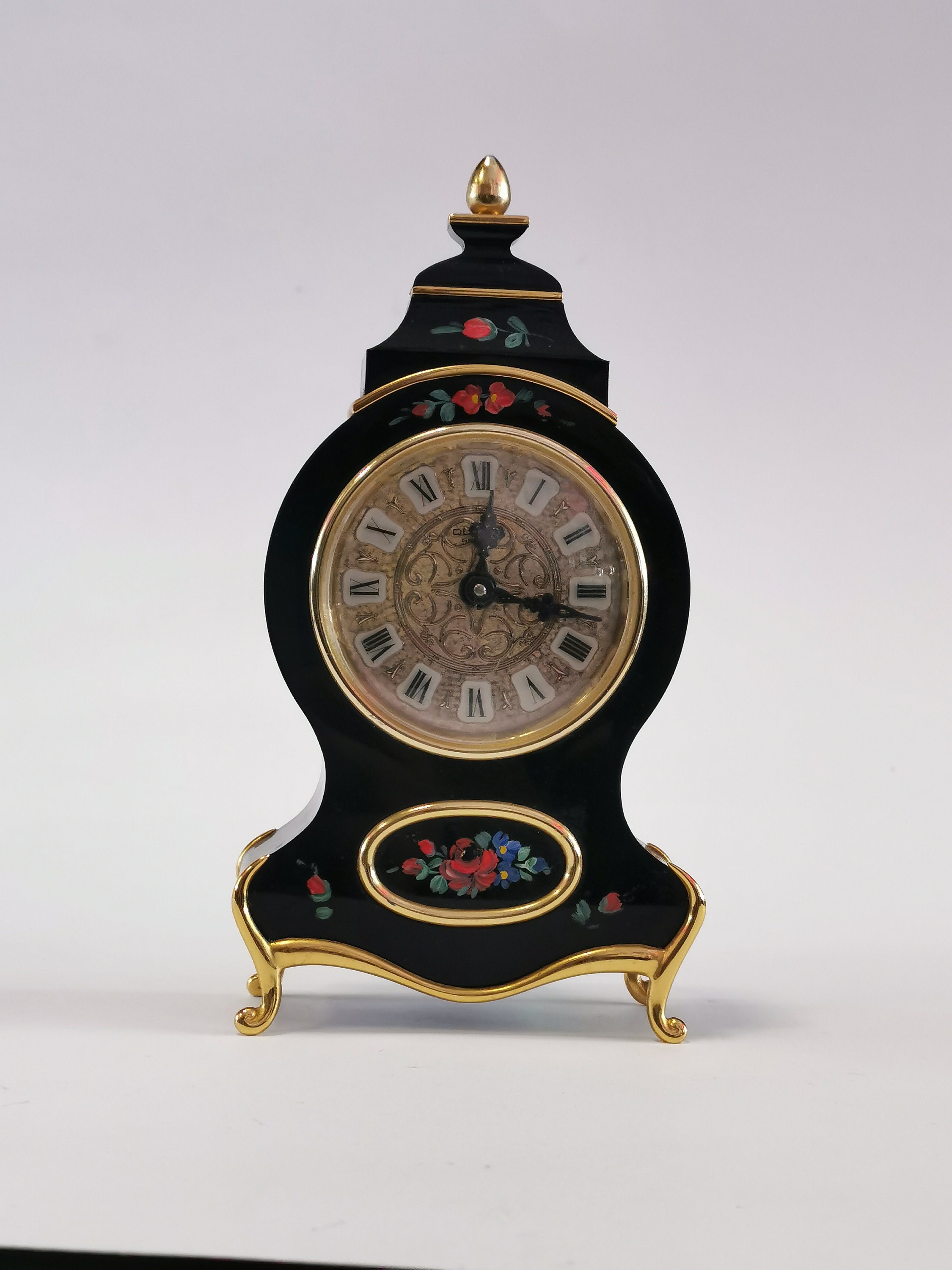 Vintage Table or Mantel Clock Manufactured Mini - Etsy