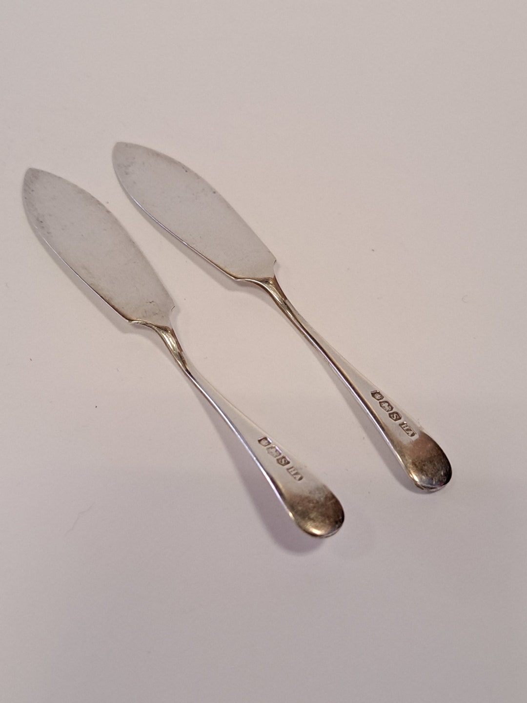 Vintage Sterling Silver Small Tableware, Sterling Silver Butter Knife ...
