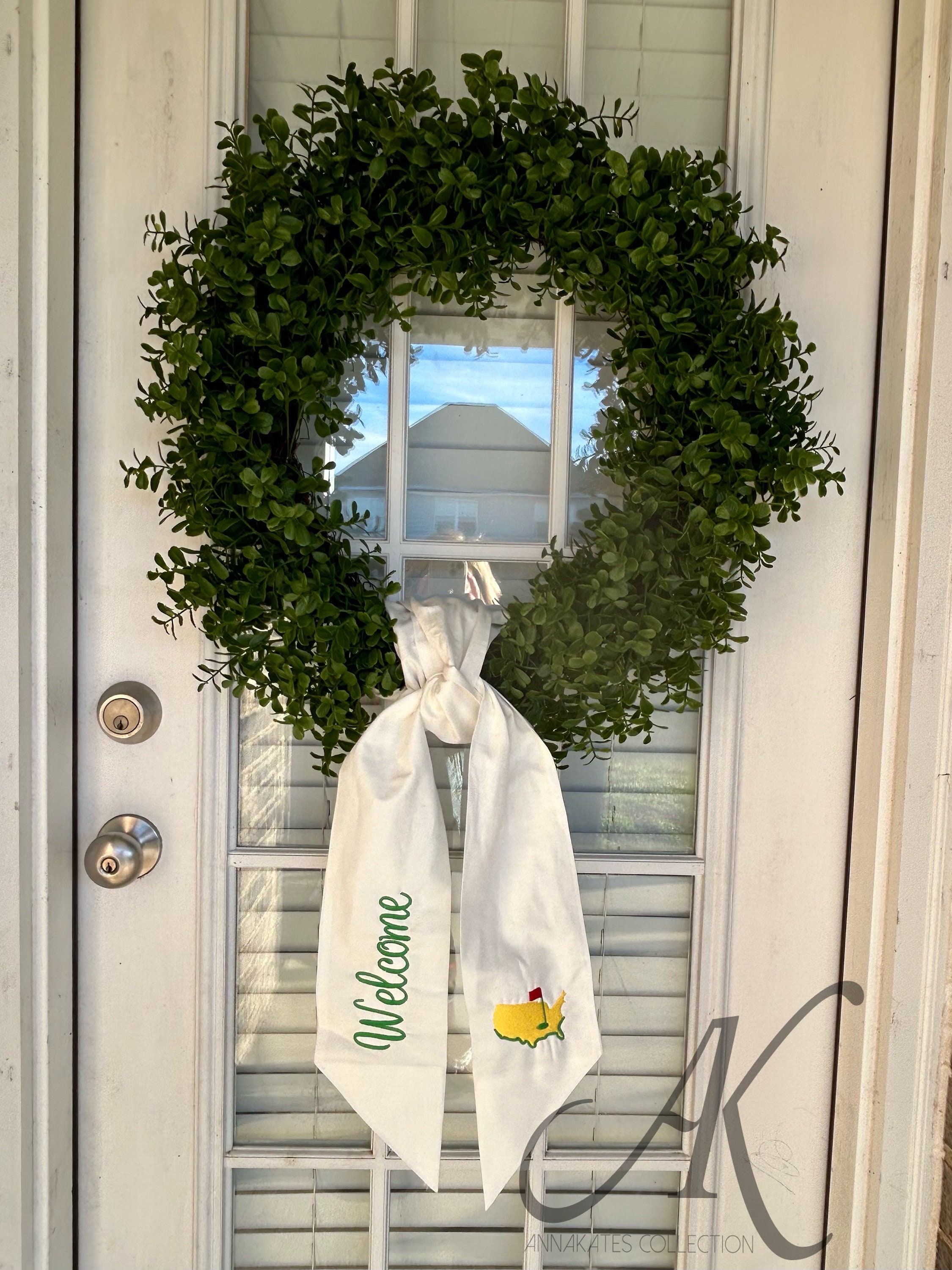 Wreath Sash, Masters Wreath Sash, Golf Wreath Sash - Etsy