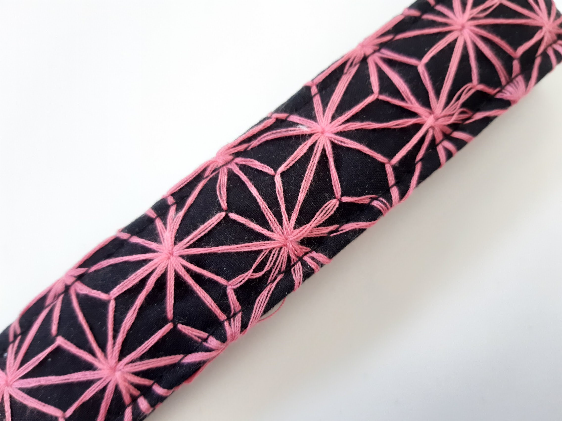 Demon Slayer Nezuko Kimono Hand Stitched Pattern Wristlet - Etsy Australia