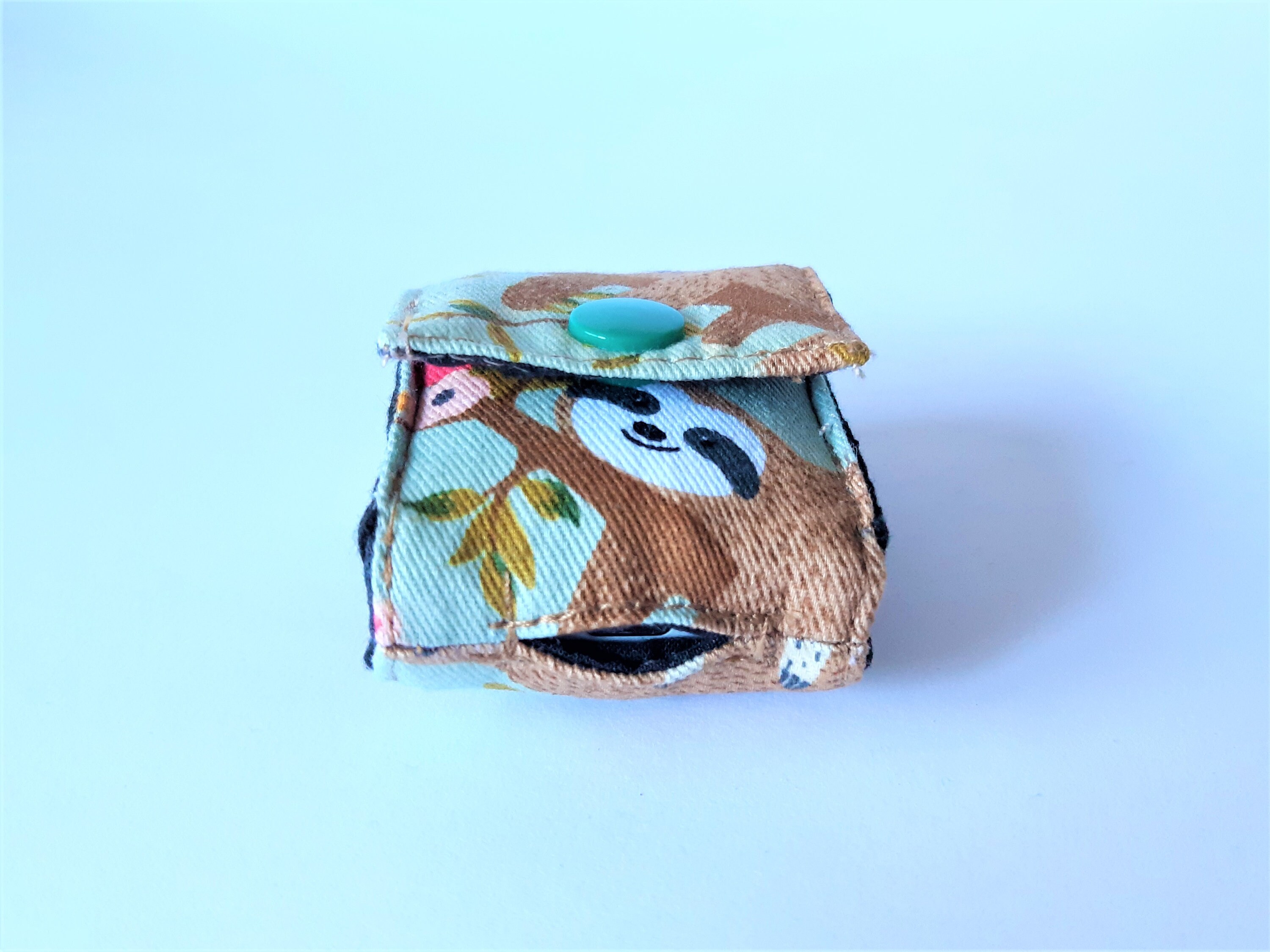 Free Shipping Cute Sloth Fabric AirPod Case, AirPod Holder With ...