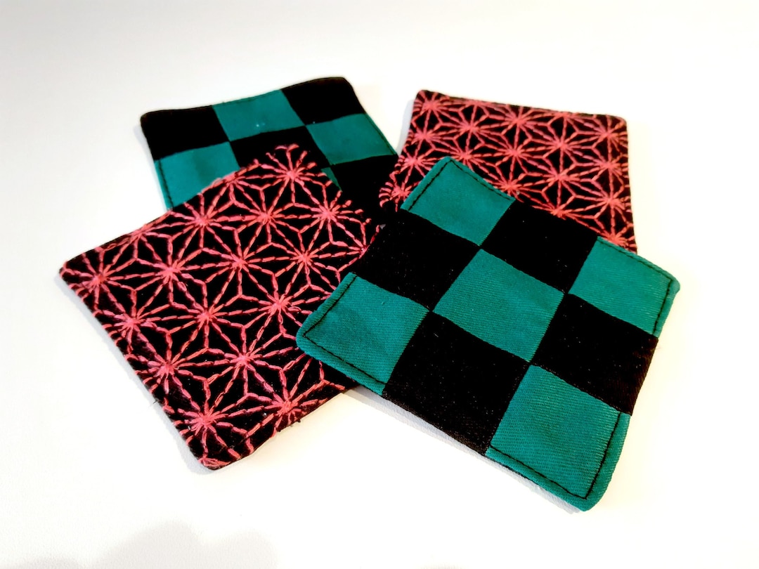 Demon Slayer Nezuko Kimono Hand Stitched Pattern and Tanjiro Kamado ...